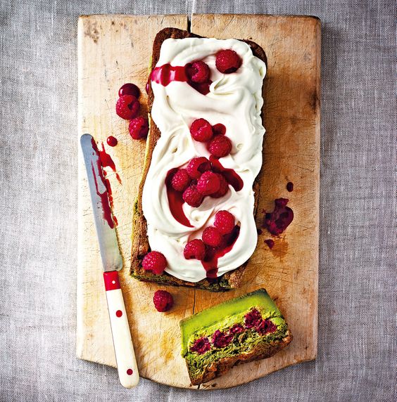 Christelle Huet-Gomez's Raspberry & Matcha Tea Cake - The Wordrobe